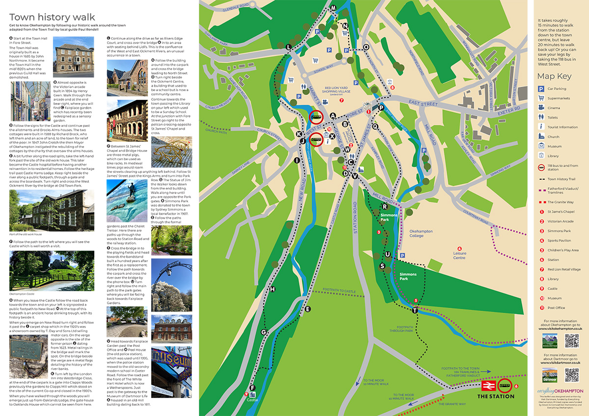 Town Map - Visit Okehampton